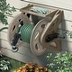 Suncast Handler 200 Foot Resin Wall Mounted Outdoor Garden Hose Reel ...