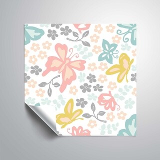 Baby Quilt Pattern 16 Removable Wall Art Mural - Bed Bath & Beyond ...