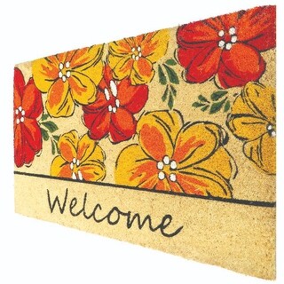 PVC Tufted Mat Bleach Printed 18 inch x 30 inch - 18" X 30" - Bed Bath ...