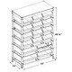 King's Rack Bin Rack Storage System Heavy Duty Steel Rack Organizer ...