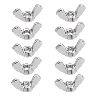 #10-32 Wing Nuts 304 Stainless Steel Shutters Butterfly Nut 10pcs ...