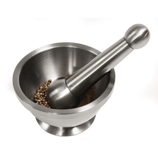 Maxam® Stainless Steel Mortar and Pestle - Bed Bath & Beyond - 20674281