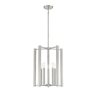 Giuseppe Lighting Five Light Pendant Benson Satin Nickel - Exact Size ...