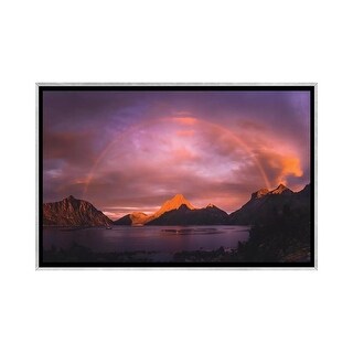 iCanvas "Sunset Rainbows, Senja" by Steffen Fossbakk Framed - Bed Bath ...