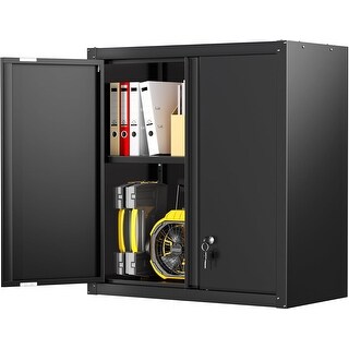 26'' Metal Lockable Garage Upper Storage Cabinet - Bed Bath & Beyond ...
