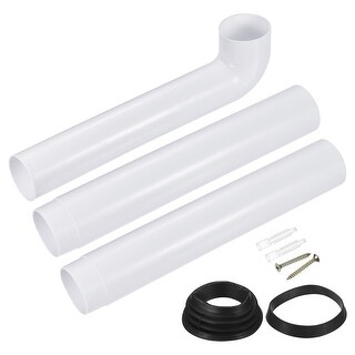 11" Elbow Drain Kit Flush Tank Outlet Pipe Kit with Expansion Tube ...