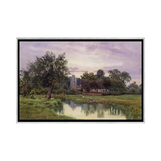iCanvas "Evening, Hemingford Grey Church, Huntingdonshire " by William ...