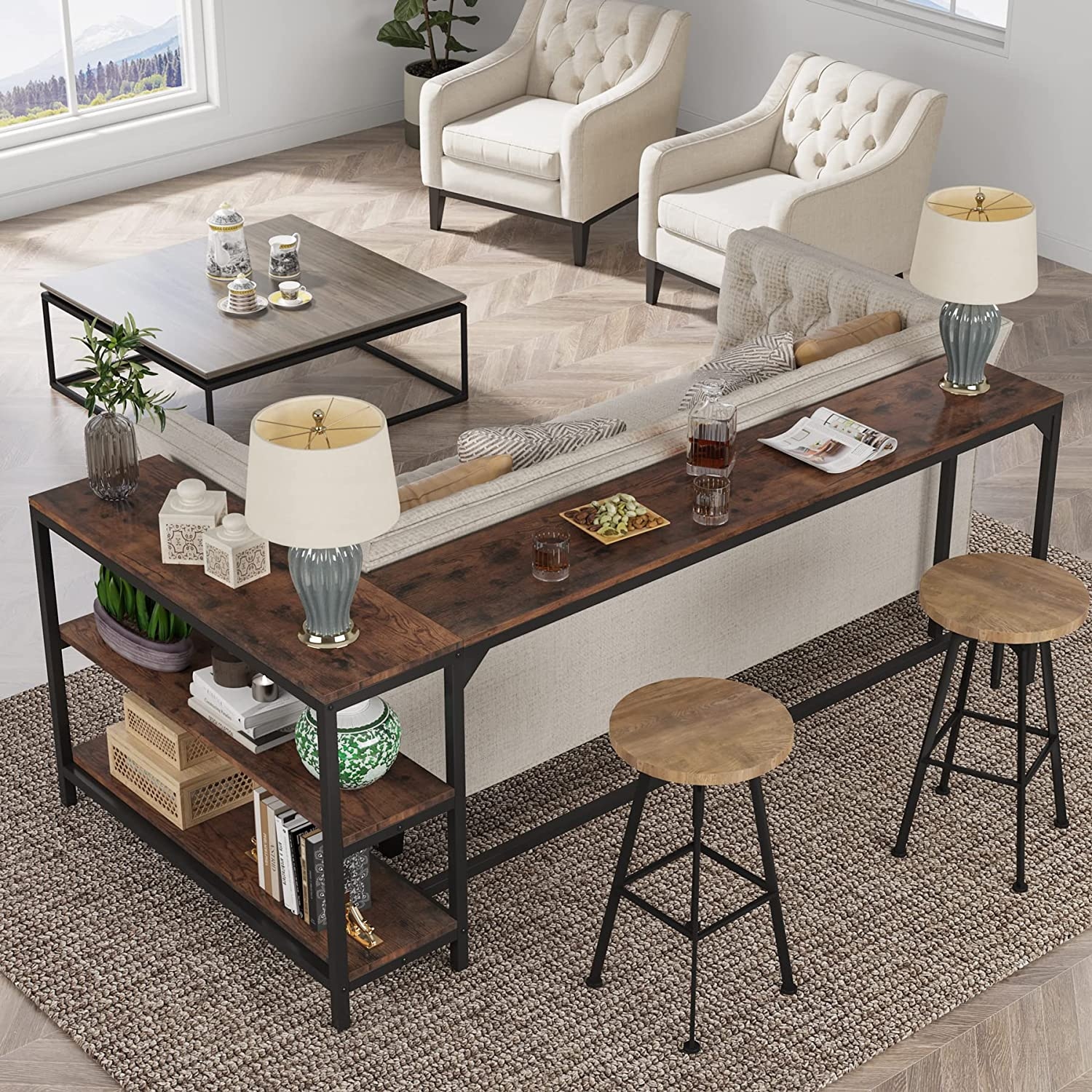 Extra long couch table store