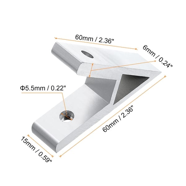 2Pcs 45 Degree Angle Aluminum Profile Corner Brackets 2020 Series ...