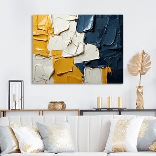 Designart "Remembering Ukraine Abstract Painting I" Abstract Painting ...