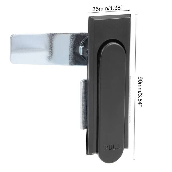 2PCS Electric Cabinet Panel Cam Lock Pull Type Door Lock Black 717-1 ...
