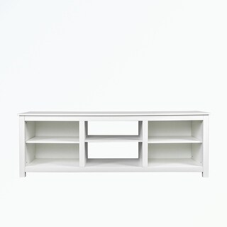 TV stand furniture with 6 storage compartments and 1 shelf cabinet ...