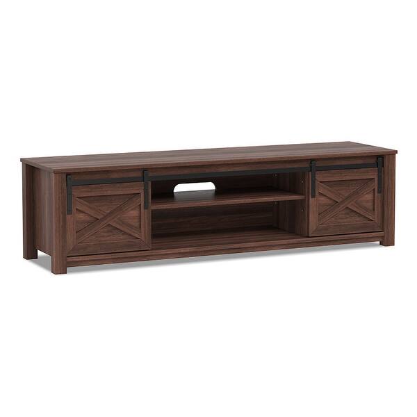 65" Flat Sliding Barn Door TV Stand - Bed Bath & Beyond - 31814798