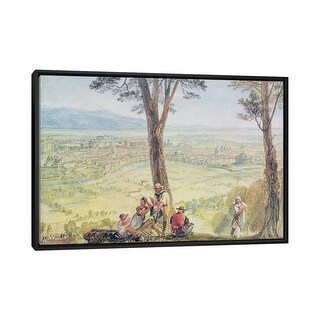 iCanvas "Rome from Monte Mario, c.1818 " by J.M.W. Turner Framed Canvas ...