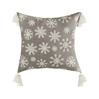 Snowflake 20x20 Pillow - Bed Bath & Beyond - 33366929