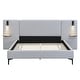 Christopher Knight Home - Elise Upholstered Bed with Integrated Lights ...