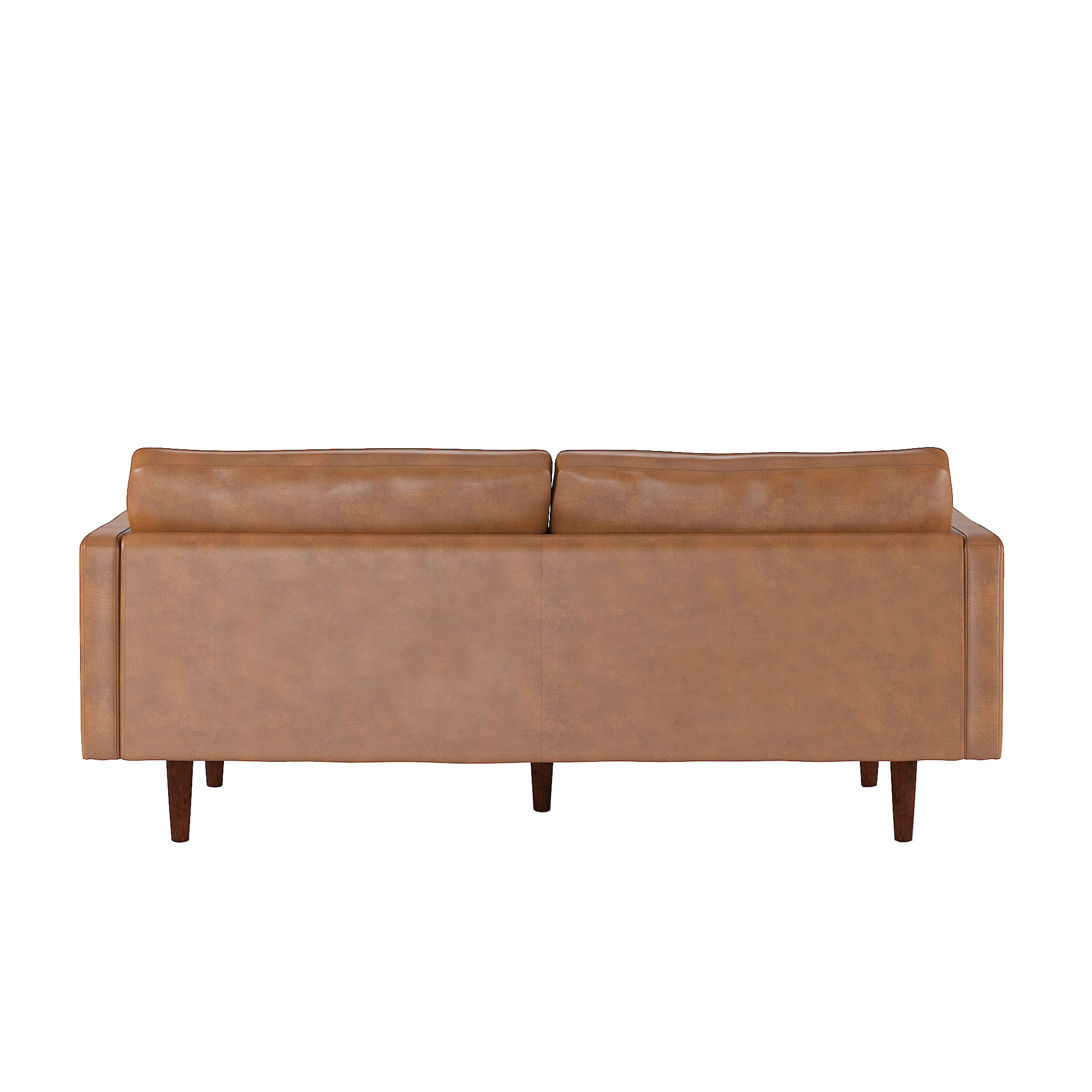 Oana Mid Century Faux Leather Sofa by iNSPIRE Q Modern Bed Bath Beyond 31144772