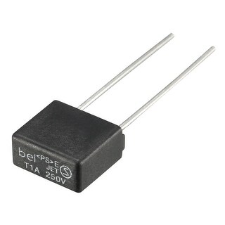 30Pcs DIP Mounted Miniature Square Slow Blow Micro Fuse T1A 1A 250V ...