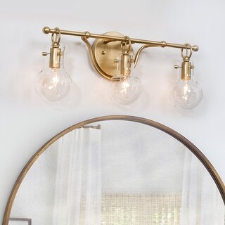 Modern Gold 3-light Wall Sconces Bathroom Vanity Lights - L 20"x H 8.5 ...