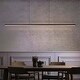 Minimalist Modern Linear Pendant Light Dimmable Integrated LED ...