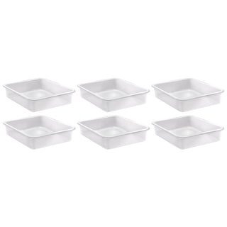 Teacher Created Resources Large Plastic Letter Tray, Clear, Pack of 6 ...