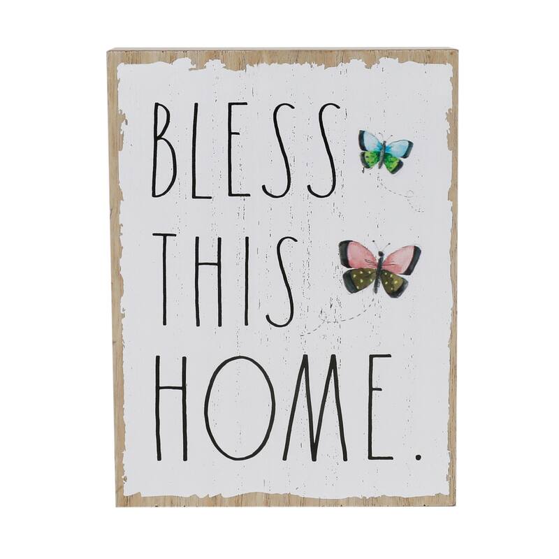 Rae Dunn Home Themed Wall/Desk Plaque - Overstock - 36097147