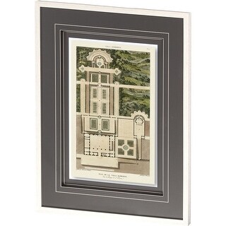 Plan De La Villa Barberini Framed Art Print - Bed Bath & Beyond - 39198769