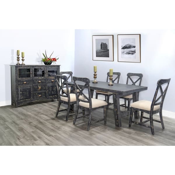 Sunny Designs Marina Wood Dining Table with Turnbuckle - Bed Bath ...