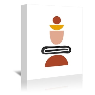 Americanflat - 8" x 10" Abstract Shapes by Elena David Wrapped Canvas ...