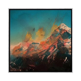 iCanvas "Mountain Splash" by Andreas Lie Framed - Bed Bath & Beyond ...