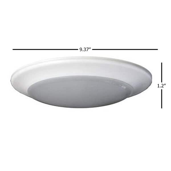 Amax Lighting 30W Metal housing with 120 Volts LED Flush mount White ...