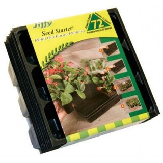 Jiffy TR72 Seed Starter Trays, 1-1/2" Refill Cells, 72-Pack - Bed Bath ...