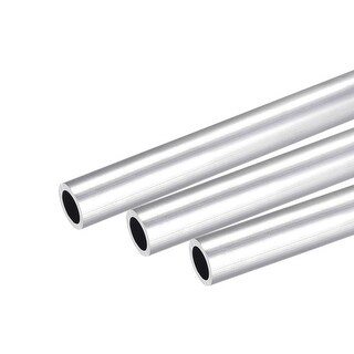 6061 Aluminum Round Tube 12mm OD 9mm Inner Dia 250mm Length Pipe Tubing ...