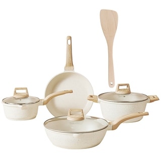 8Pcs Granite Non Stick Cookware Set - Bed Bath & Beyond - 40006759
