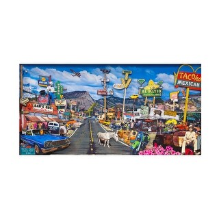 John Roy 'Western Collage 13' Canvas Art - Bed Bath & Beyond - 39538303