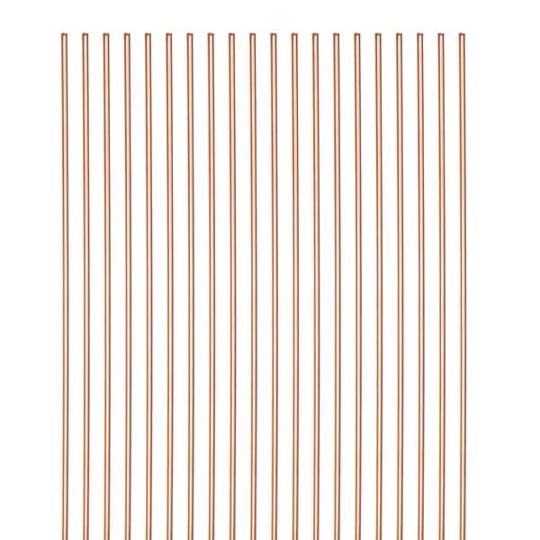 20Pcs Copper Brazing Rods Round Phosphorus Copper Solder Welding Stick ...