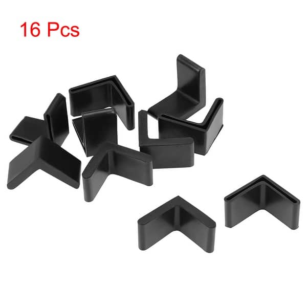 Rubber Furniture Covers Angle Caps L Shaped 50x50x4mm Table Legs 16Pcs ...