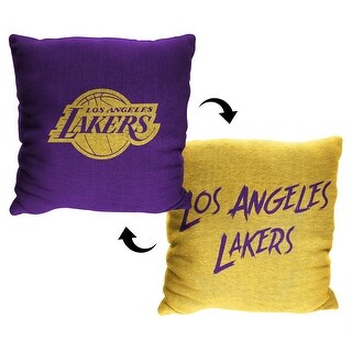 NBA Invert Lakers 2Pk Double Sided Jacquard Pillow - Bed Bath & Beyond ...