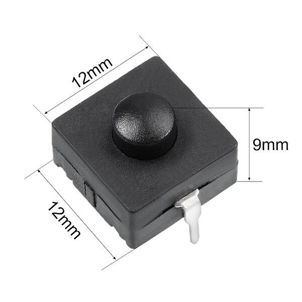 3 Pcs 12x12x9mm 2 Poles PCB Latching Tactile Tact Push Button Switch ...
