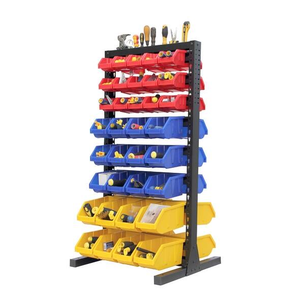 King's Rack Hanging Bin Rack Storage System Heavy Duty Steel Rack ...