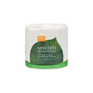 Seventh Generation Bathroom Tissue - 1 ply 1000 sheet roll - Case of 60 ...