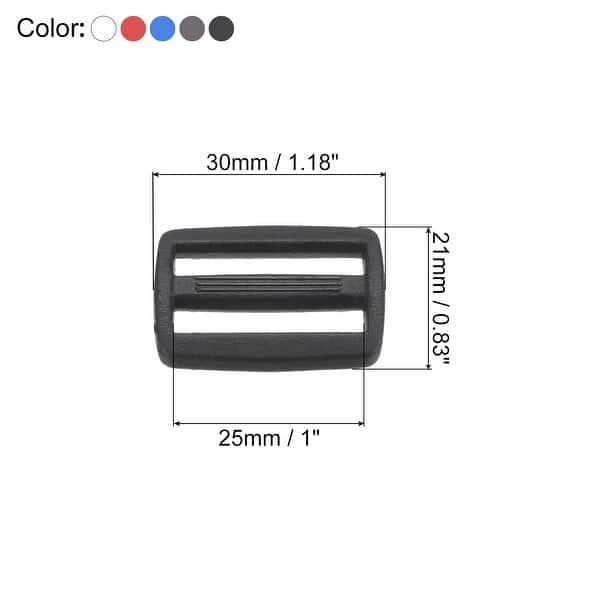 Tri-Glide Slide Buckles, Webbing Strap Fastener - Multicolor - Bed Bath ...