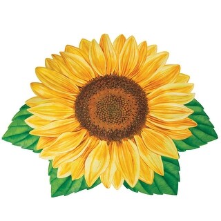 Unique Sunflower-Shaped Skid-Resistant Accent Rug - 2X3 FT - Bed Bath ...