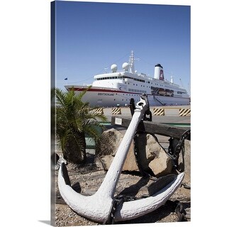 "Anchor at pier with cruise ship" Canvas Wall Art - Bed Bath & Beyond ...