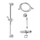 Kingston Brass Made to Match Shower System with Slide/Grab Bar and Hand ...