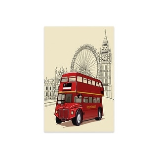London - Double decker bus Print On Acrylic Glass by 5by5collective ...