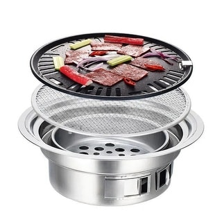Korean Style Table Charcoal Portable BBQ Grill Stove Outdoor Camping ...