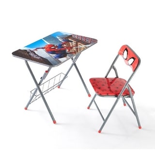 Marvel Spiderman Folding Activity Desk And Chair Set - Bed Bath ...