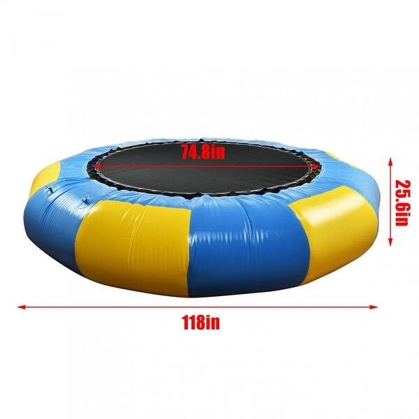 10Ft Inflatable Water Trampoline Swim Platform For Water-Sports ...