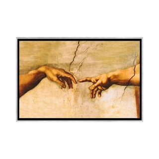 iCanvas "The Creation of Adam, C.1510" by Michelangelo Framed - Bed ...
